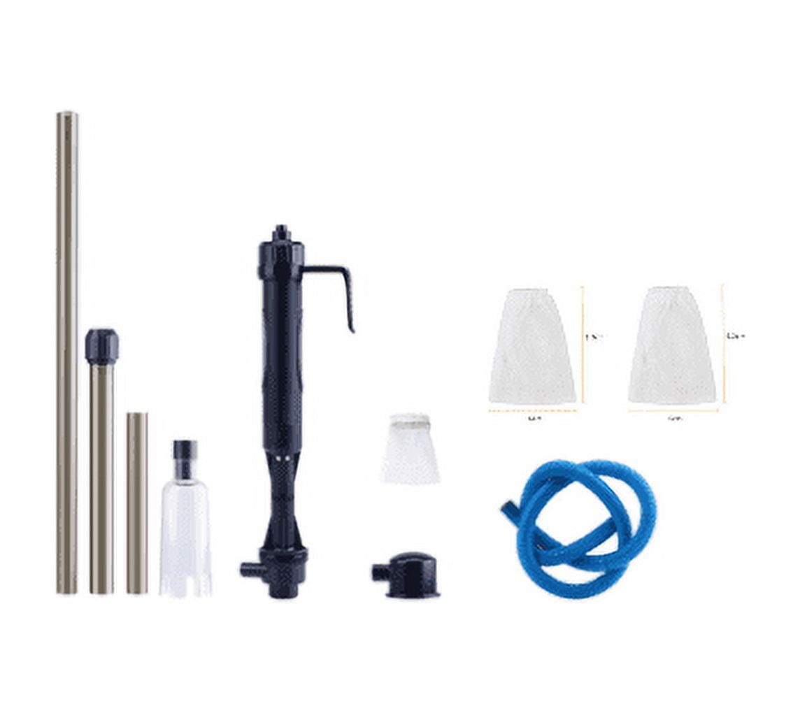 Aquarium Gravel Cleaner - Electric Automatic Removable Vacuum Water ...