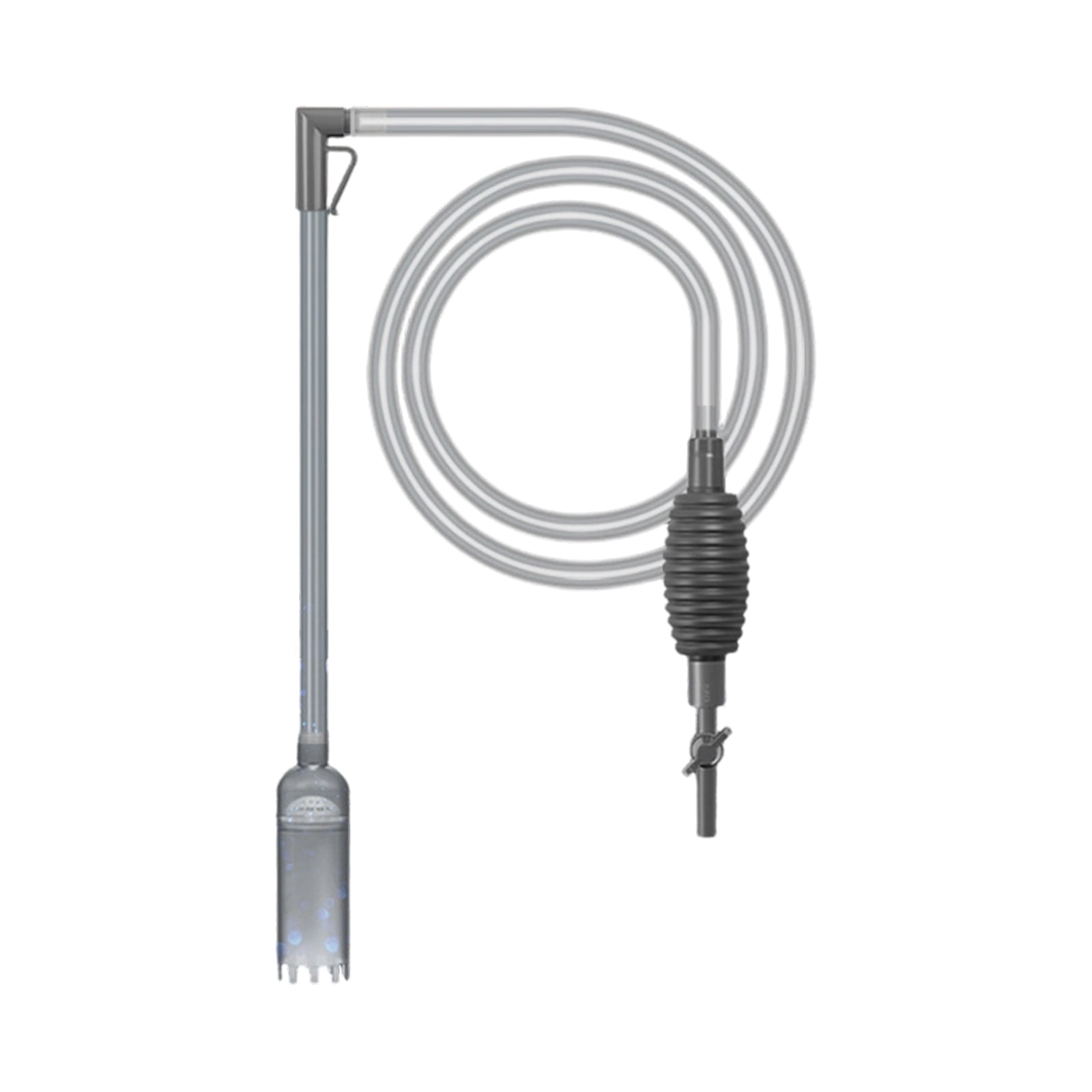 Aquarium Gravel Cleaner Siphon Pump, Fish Tank Water Changer & Vacuum ...
