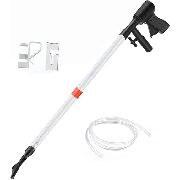 Aquarium Gravel Cleaner,Upgrade Vacuum Fish Tank Vacuum Cleaner Tools ...