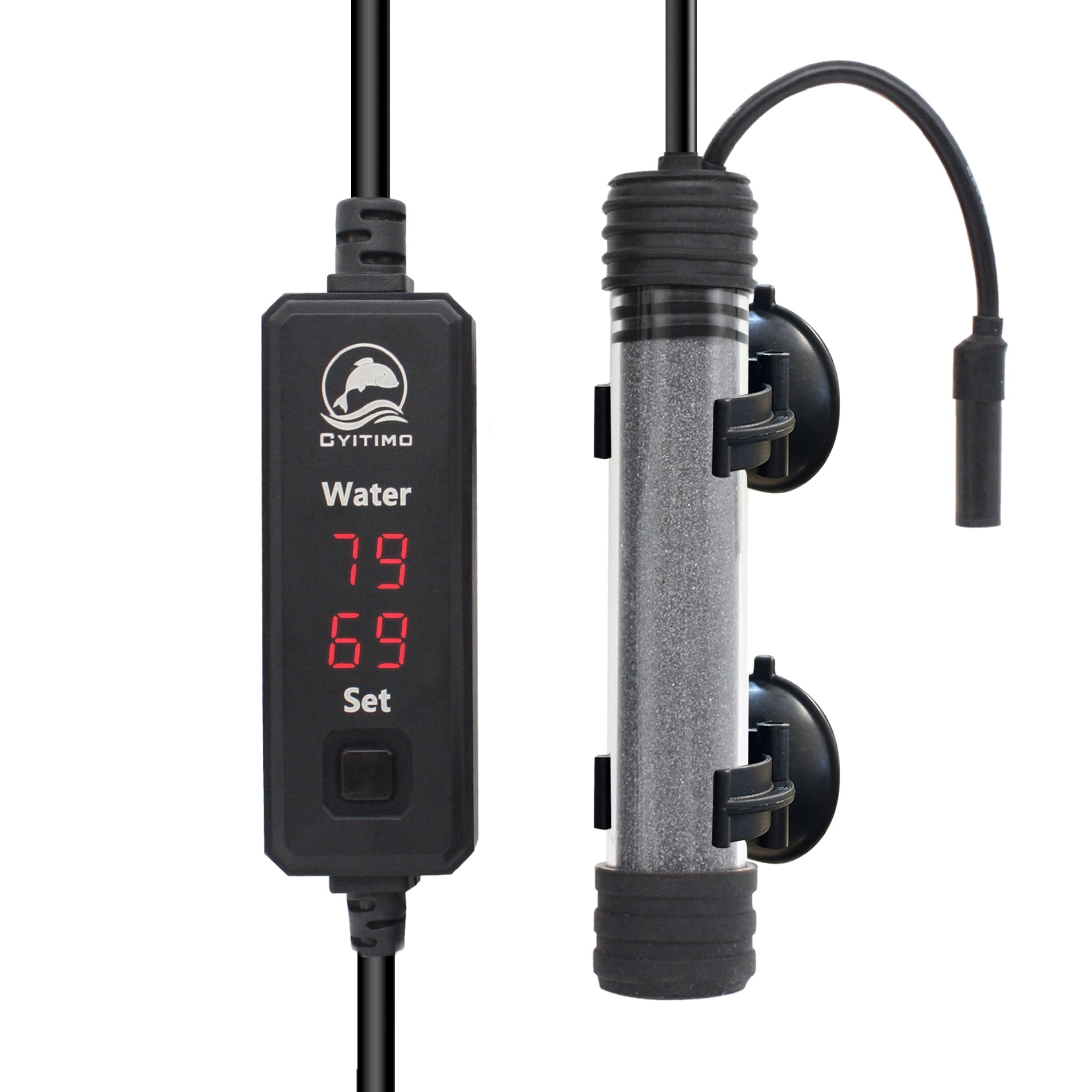 Small Aquarium Heater 100W,Fish Tank Heater for 10-20 Gallon,Suitable ...