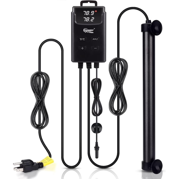 Aquarium Heater,Submersible Fish Tank Heater with External Digital ...