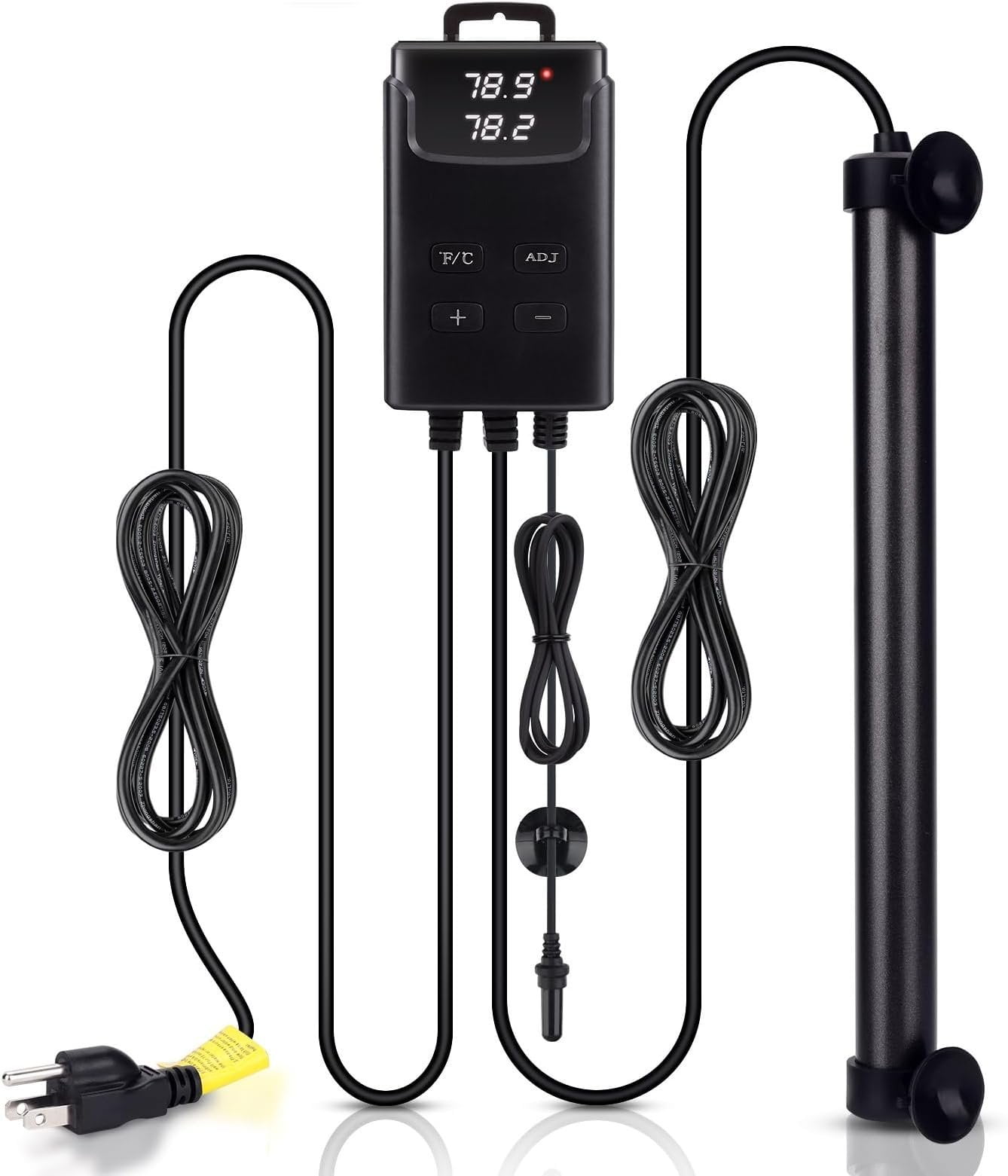 Aquarium Heater,Submersible Fish Tank Heater with External Digital ...