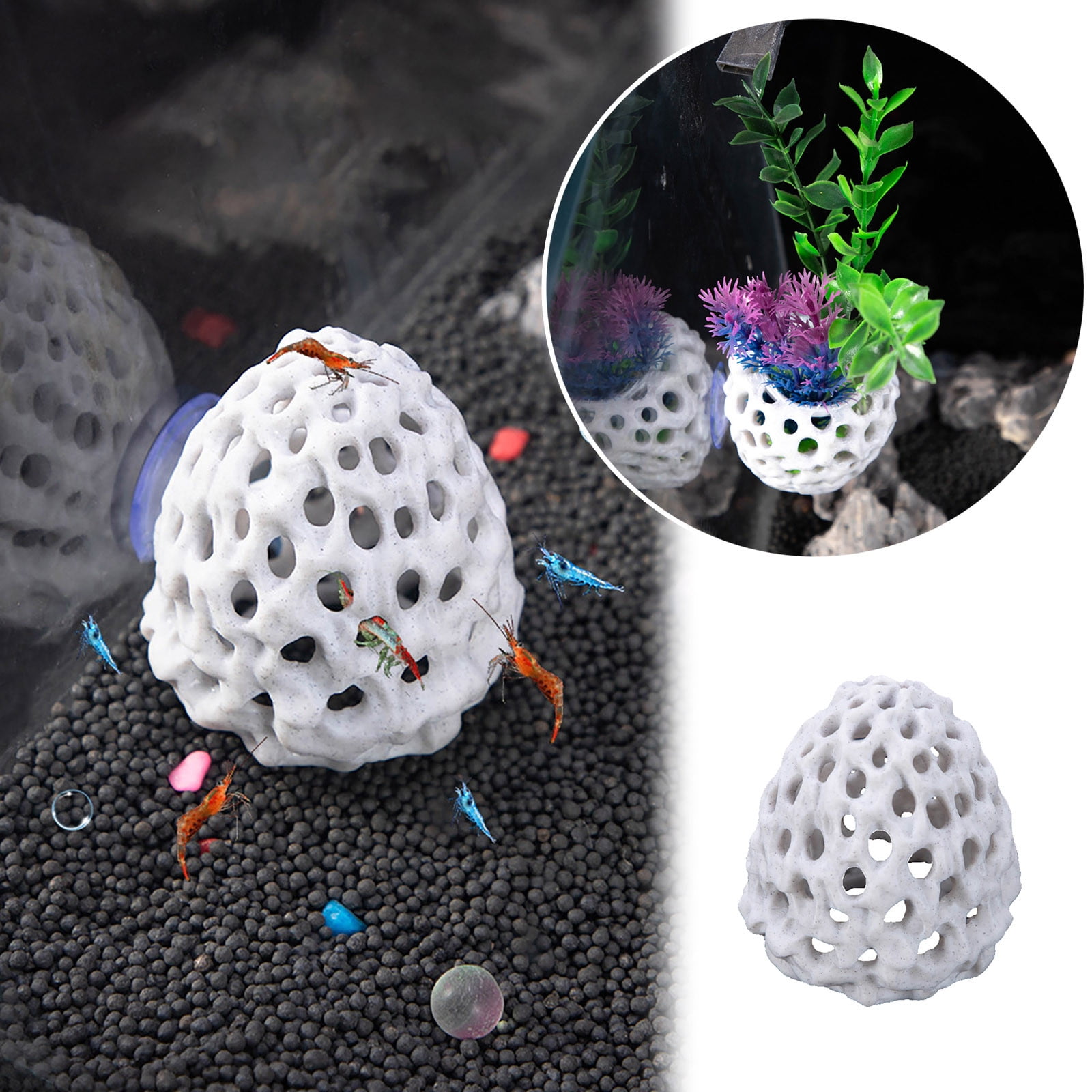 Aquarium Hideaway Rock Cave for Aquatic Pets to Breed, Play and Rest ...