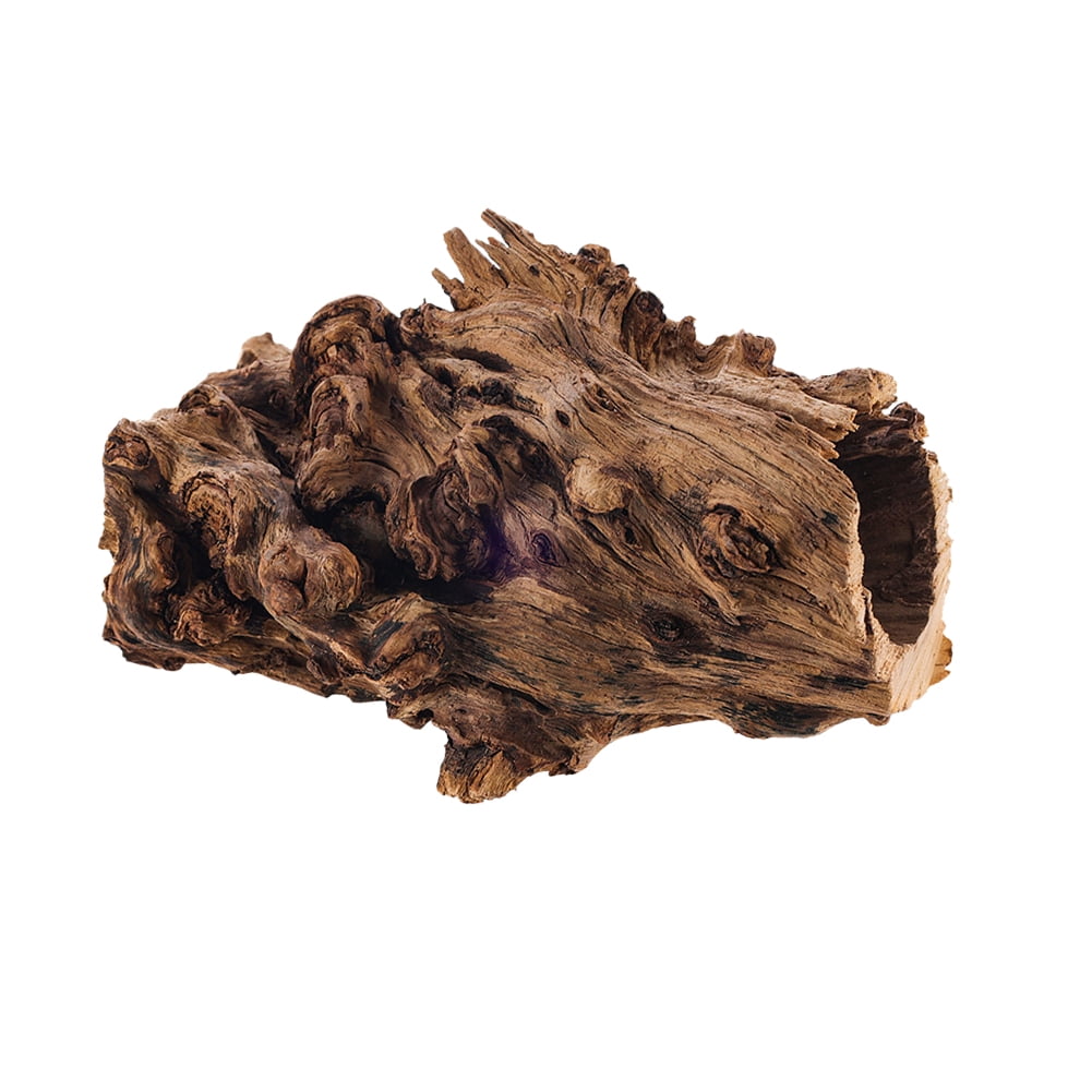 Aquarium Hollow Tree Trunk Decor, Natural Wood Fish House Cave Bark ...