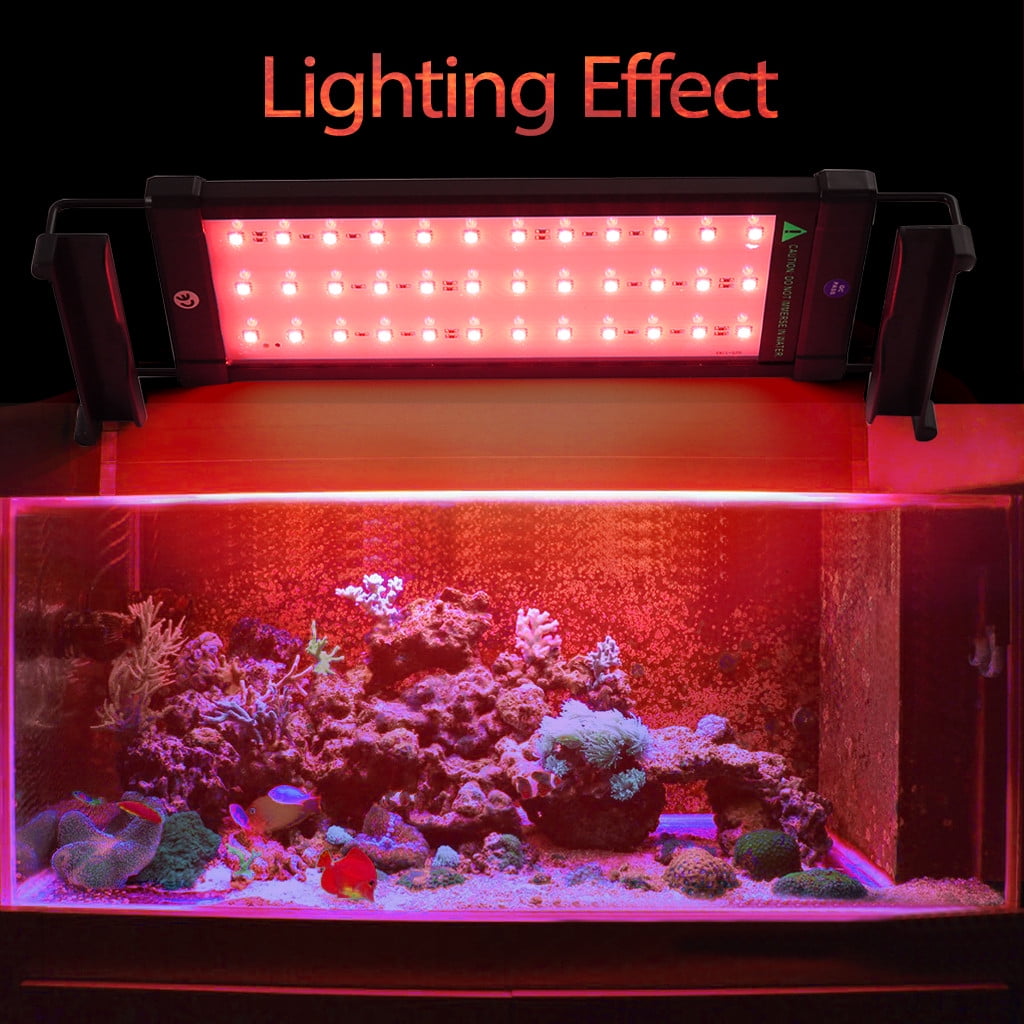 Aquarium Hood Lighting Color Changing Remote Controlled Dimmable RGBW ...