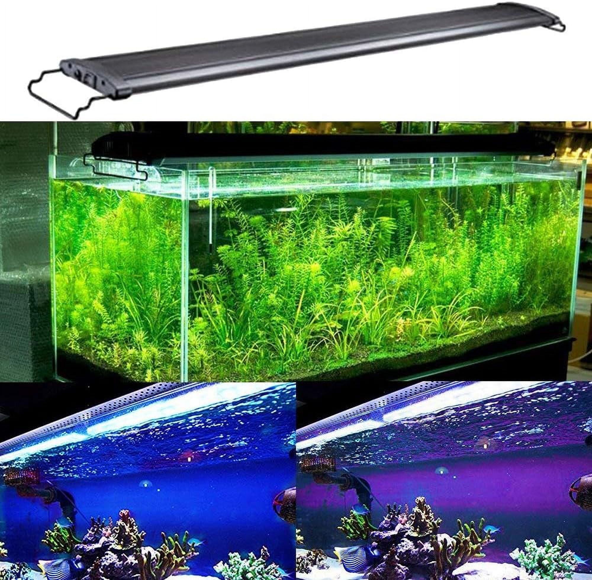 Aquarium Hood Lighting for 48-60 Inch Freshwater Saltwater Marine Tanks ...