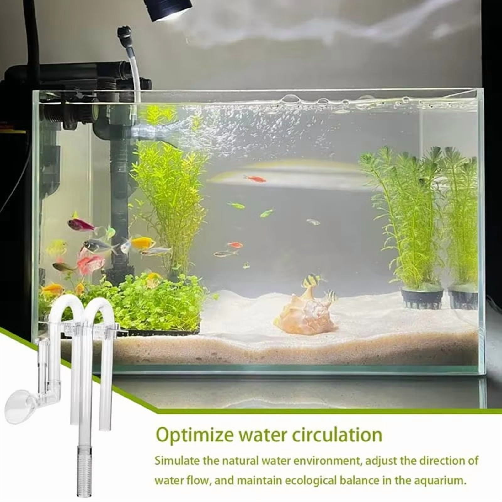 Aquarium Inlet and Outlet Set Aquarium Inflow Outflow Tube Kit Fish ...