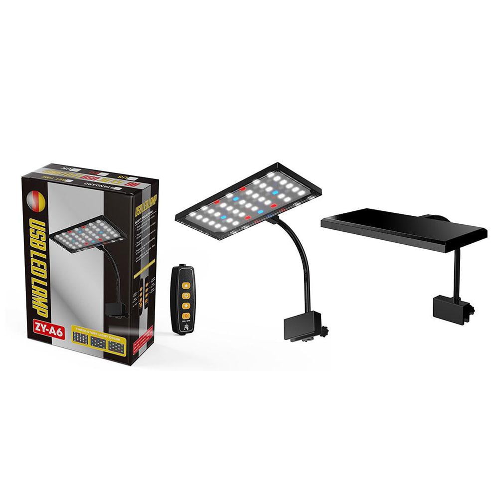 Aquarium LED Light USB Small Fish Shrimp Tank Lights Plants Clip On ...