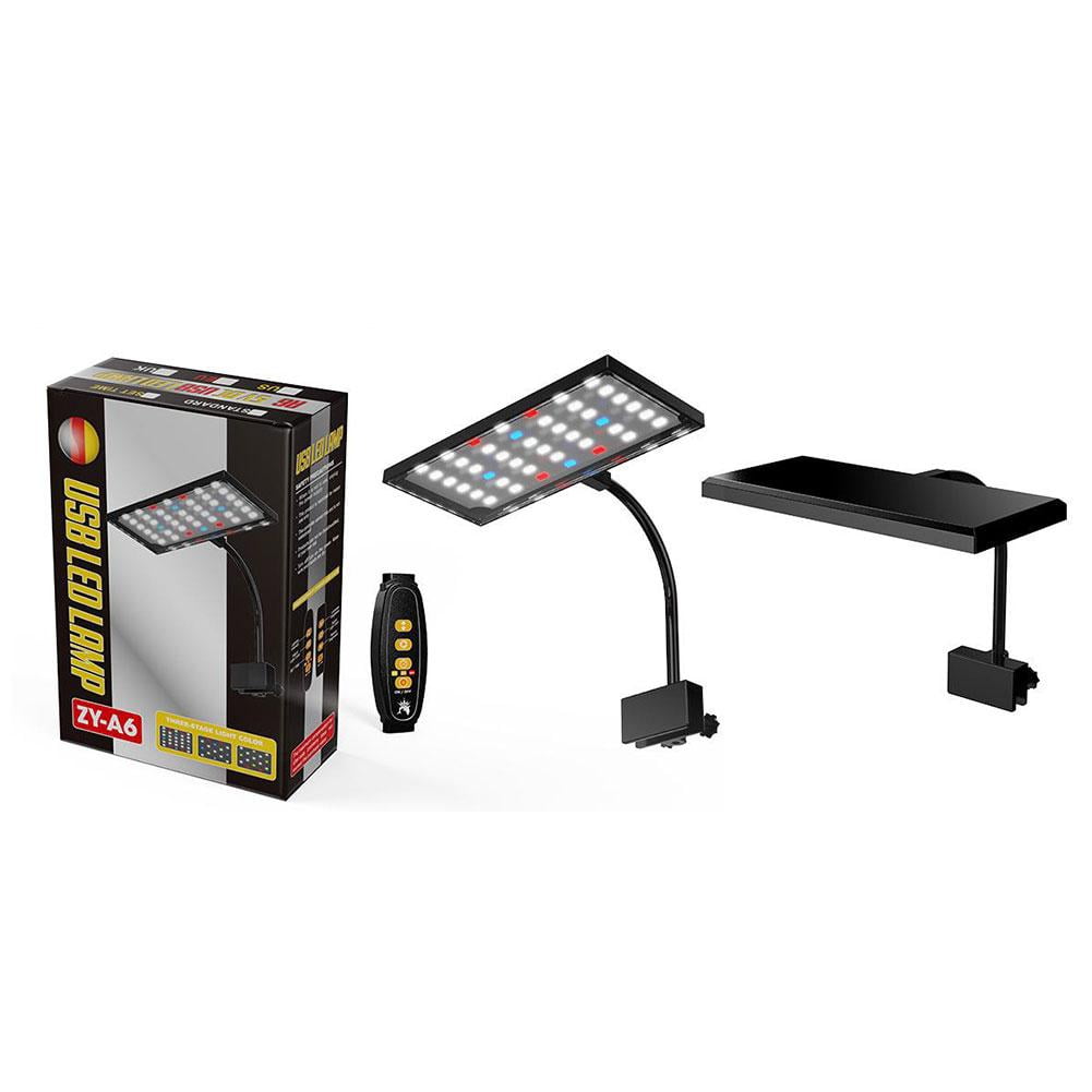 Aquarium LED Light USB Small Fish Shrimp Tank Lights Plants Clip On ...