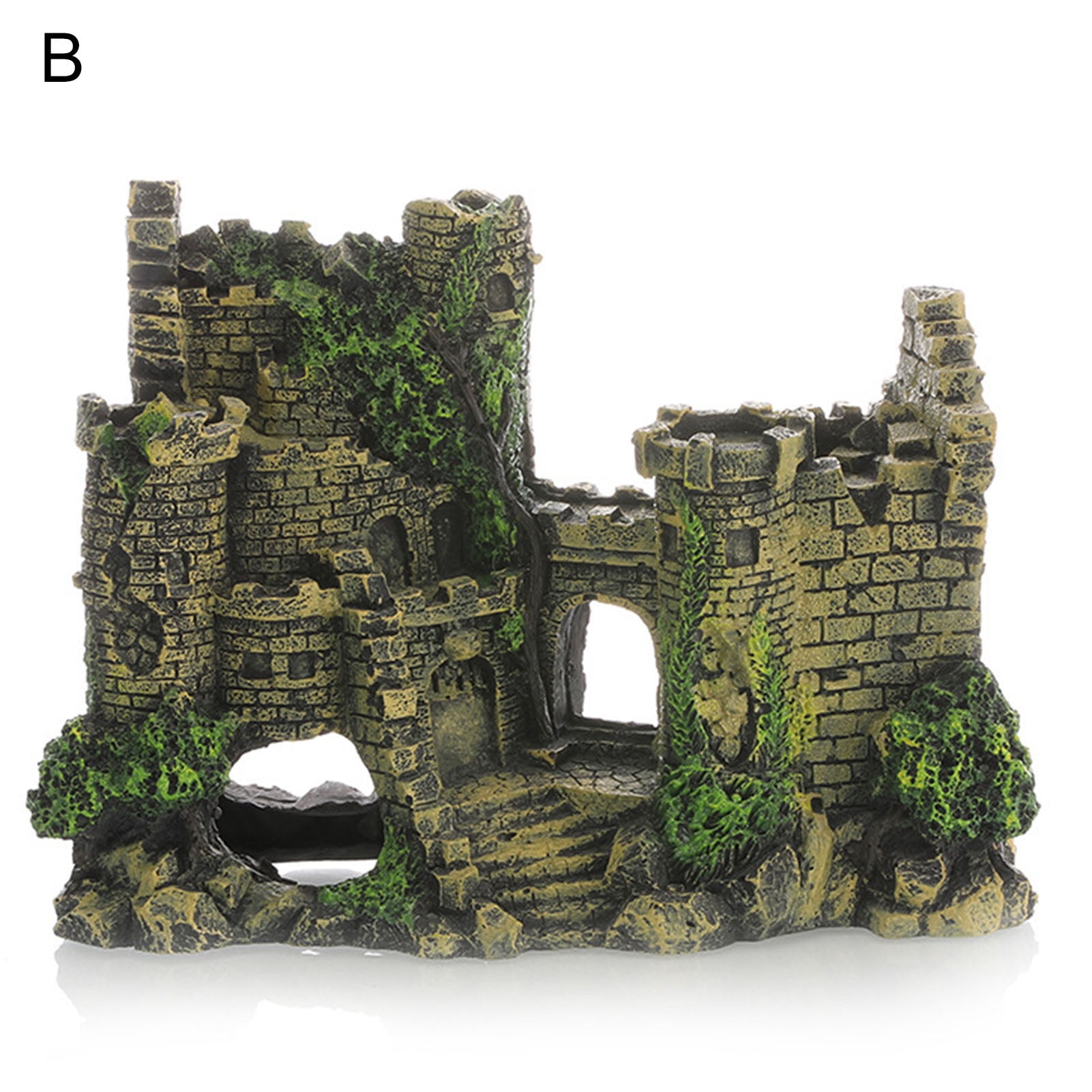 Aquarium Landscape Realistic Appearance Hideout Decor Resin Broken ...