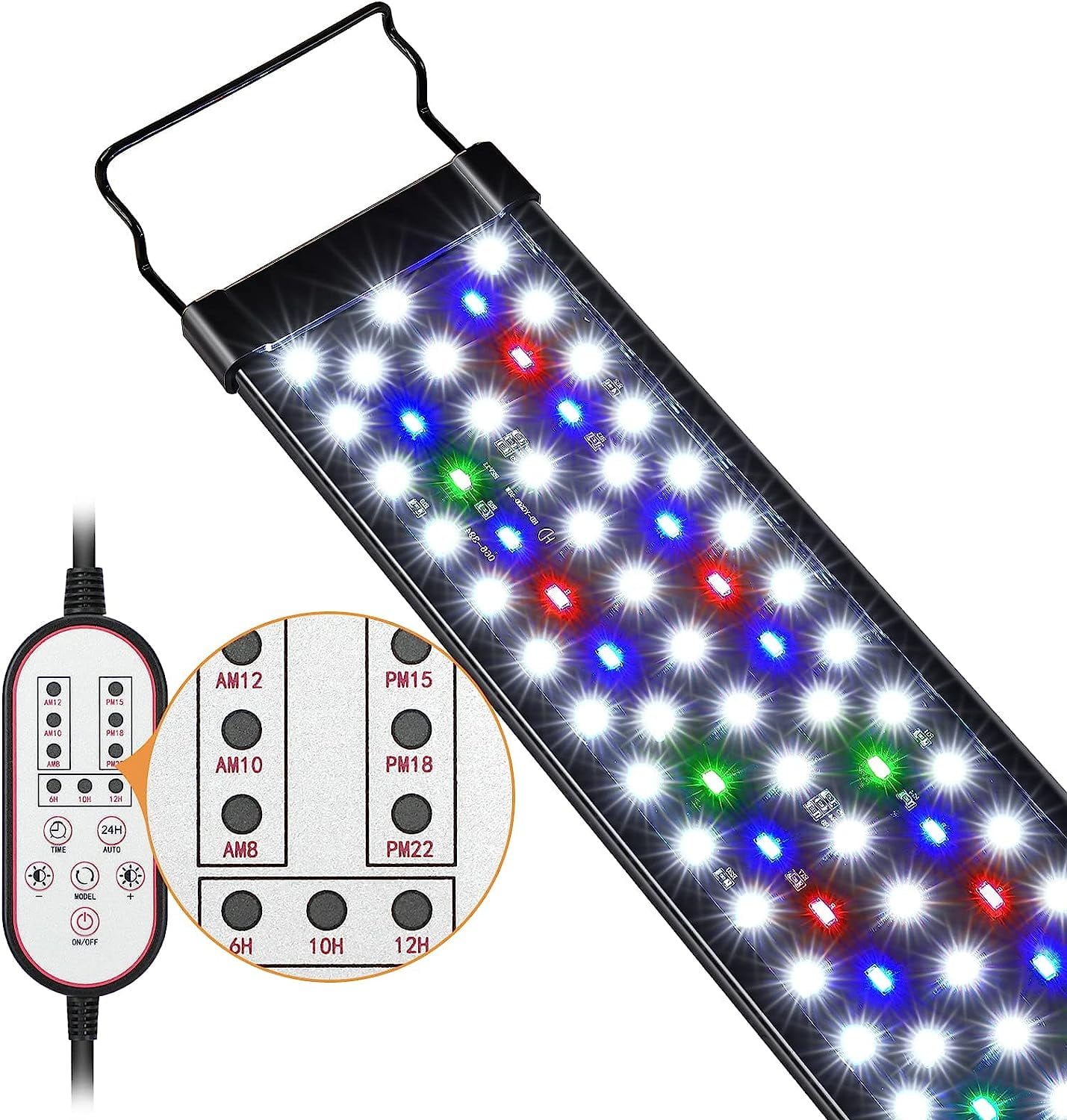 Aquarium Light, 14W 24/7 Natural Mode - Sunrise/Daylight/Moonlight Mode ...
