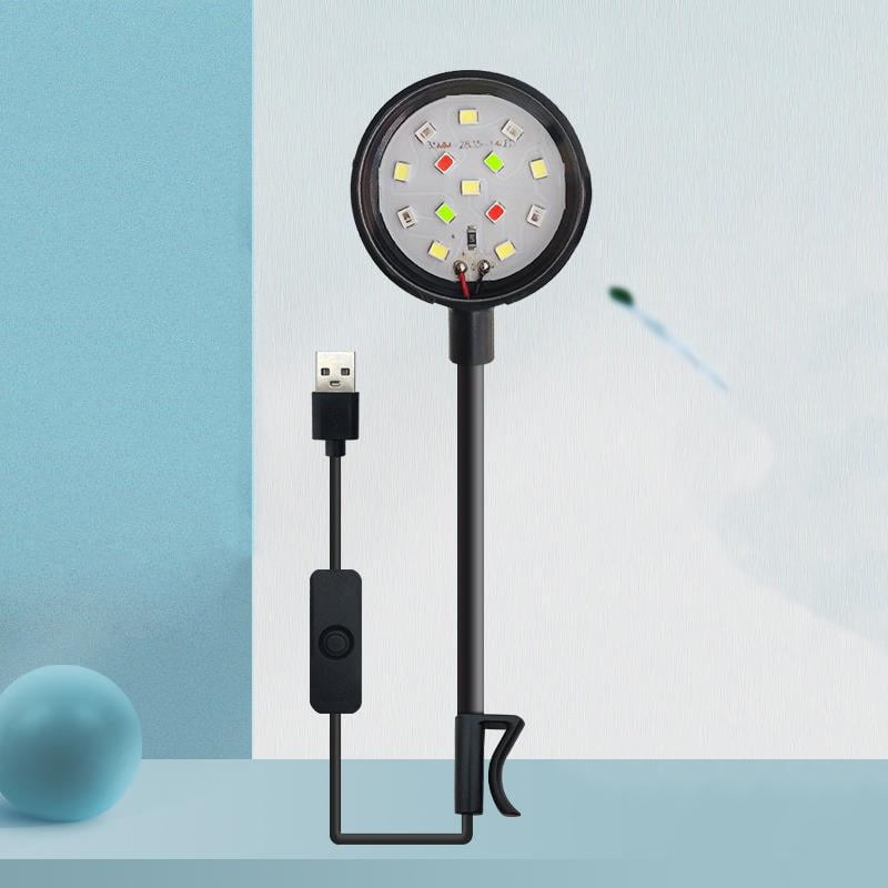 Aquarium Light With Adapter LED Clip On Fish Tank Light, Small Full ...