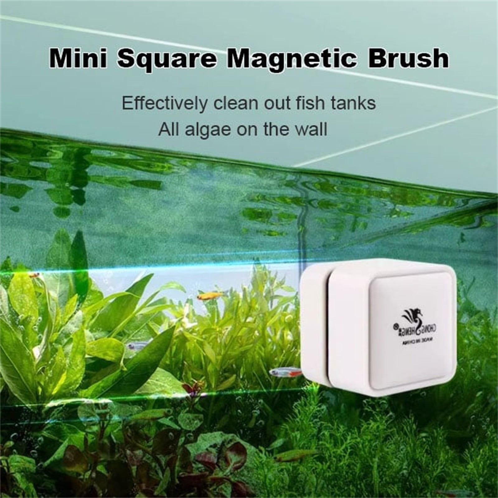 Aquarium Mini Scrubber Scraper,Small Fish Tank Cleaner Nano Glass ...