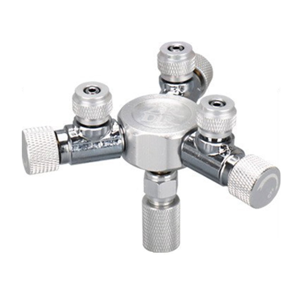 Aquarium Multi-ways CO2 Distributor Splitter Needle Valve Check Valve ...