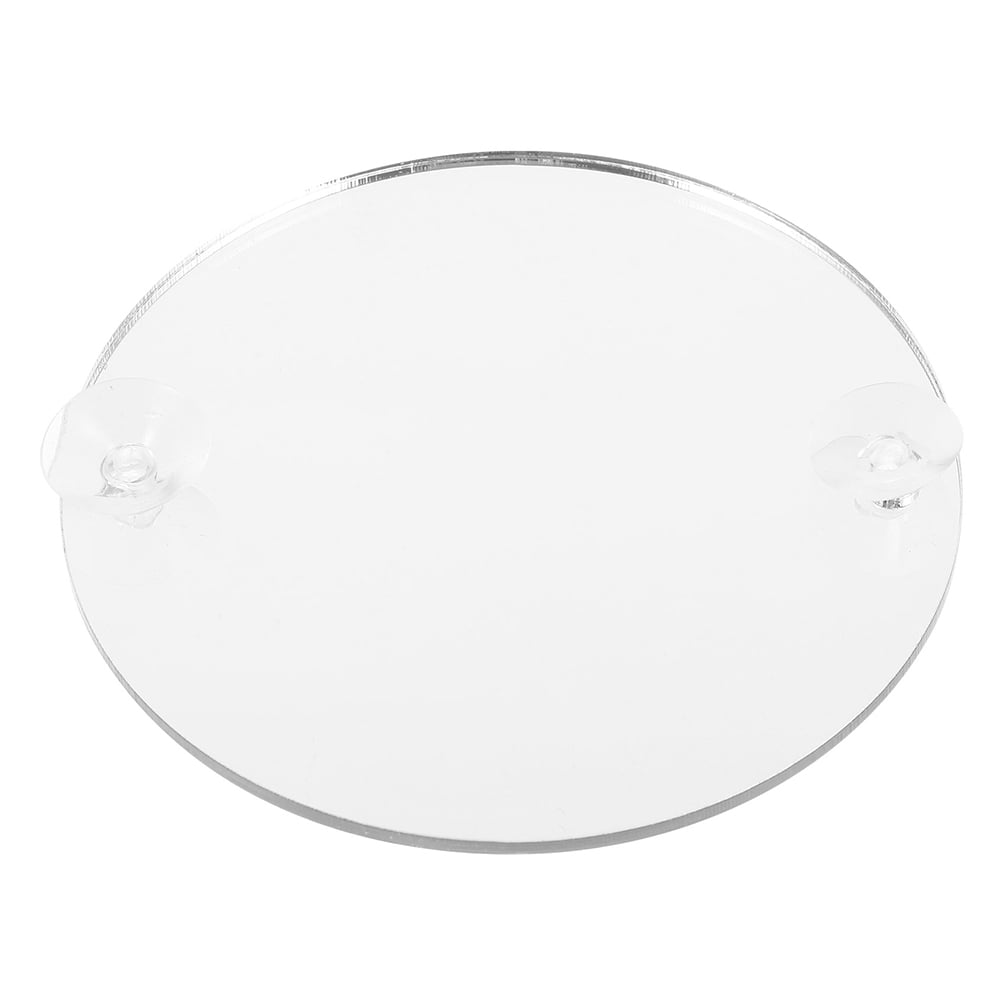 Aquarium Outer Suction Cup Mirror Betta Training Acrylic Mirror Round ...
