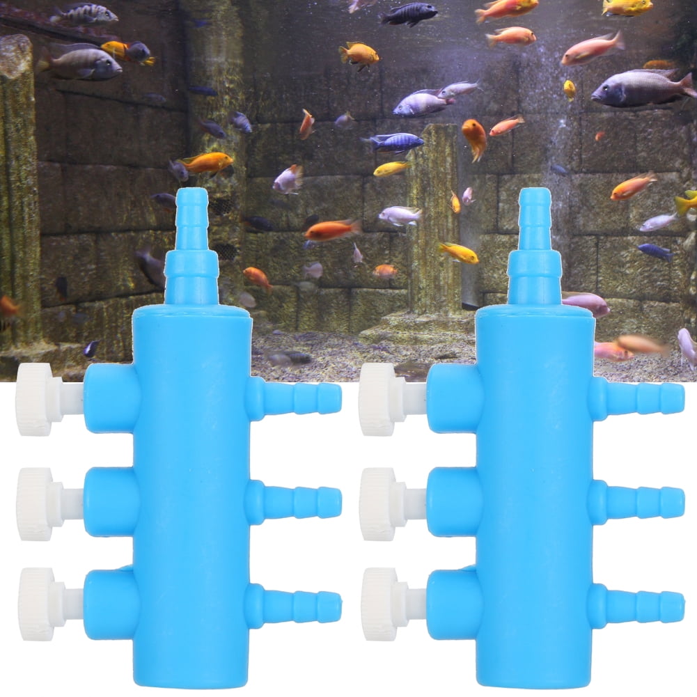 Aquarium Oxygen Pump Air Splitter, 2,Pack, Connects To 4mm Air Tubing ...