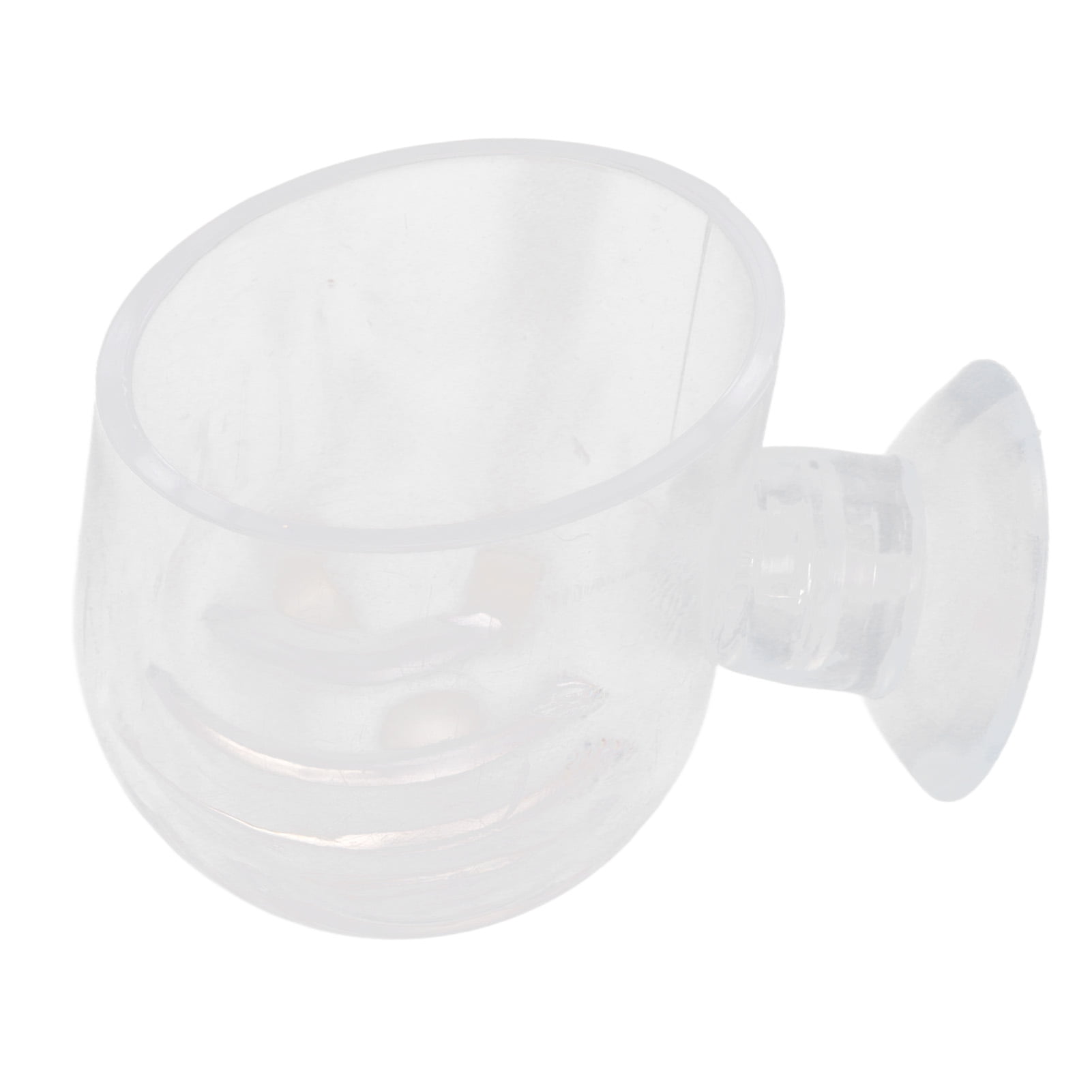 Aquarium Red Worm Feeder Transparent Small Cone Fish Tank Feeding Cup ...