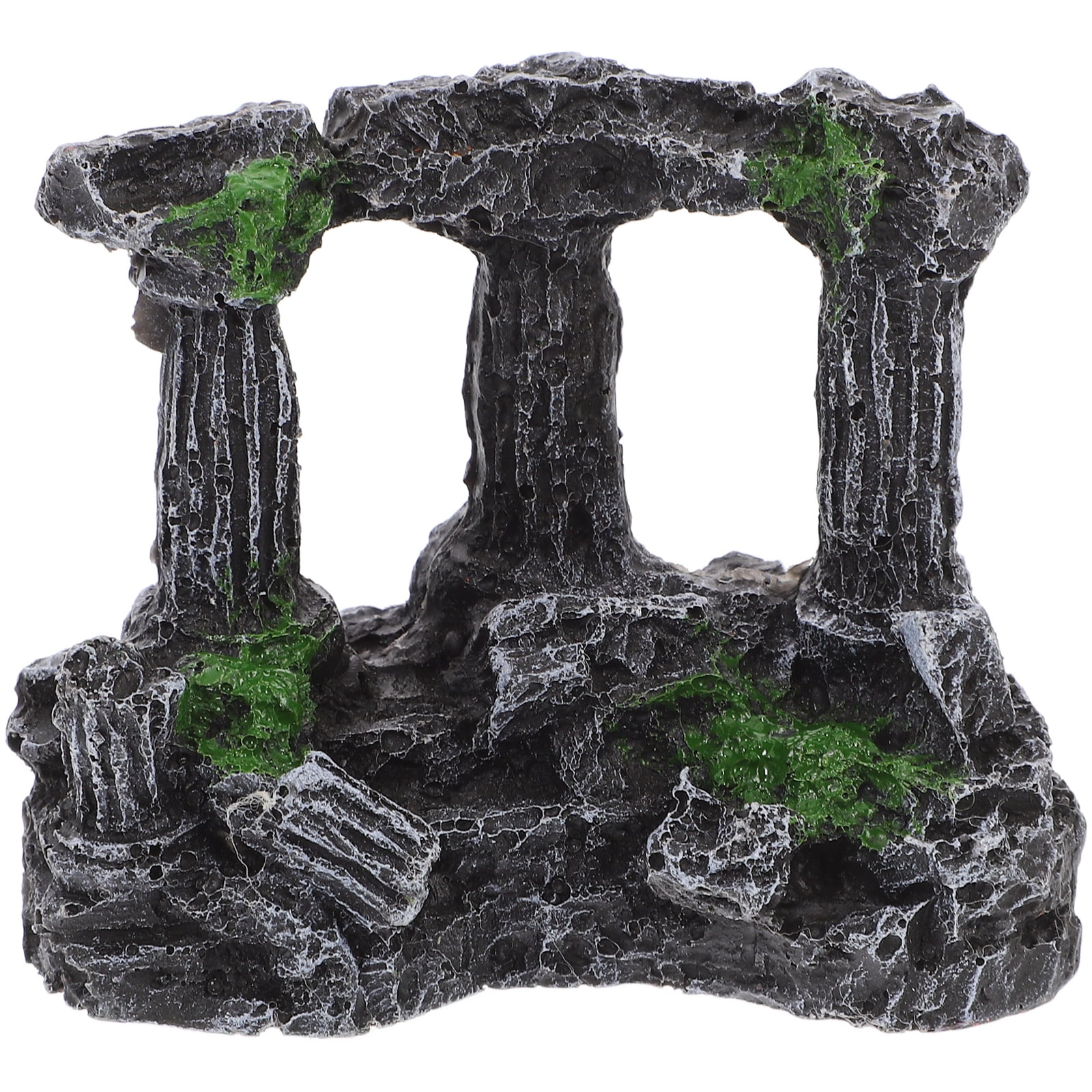 Aquarium Roman Column Decoration Simulation Resin Roman Column Fish ...