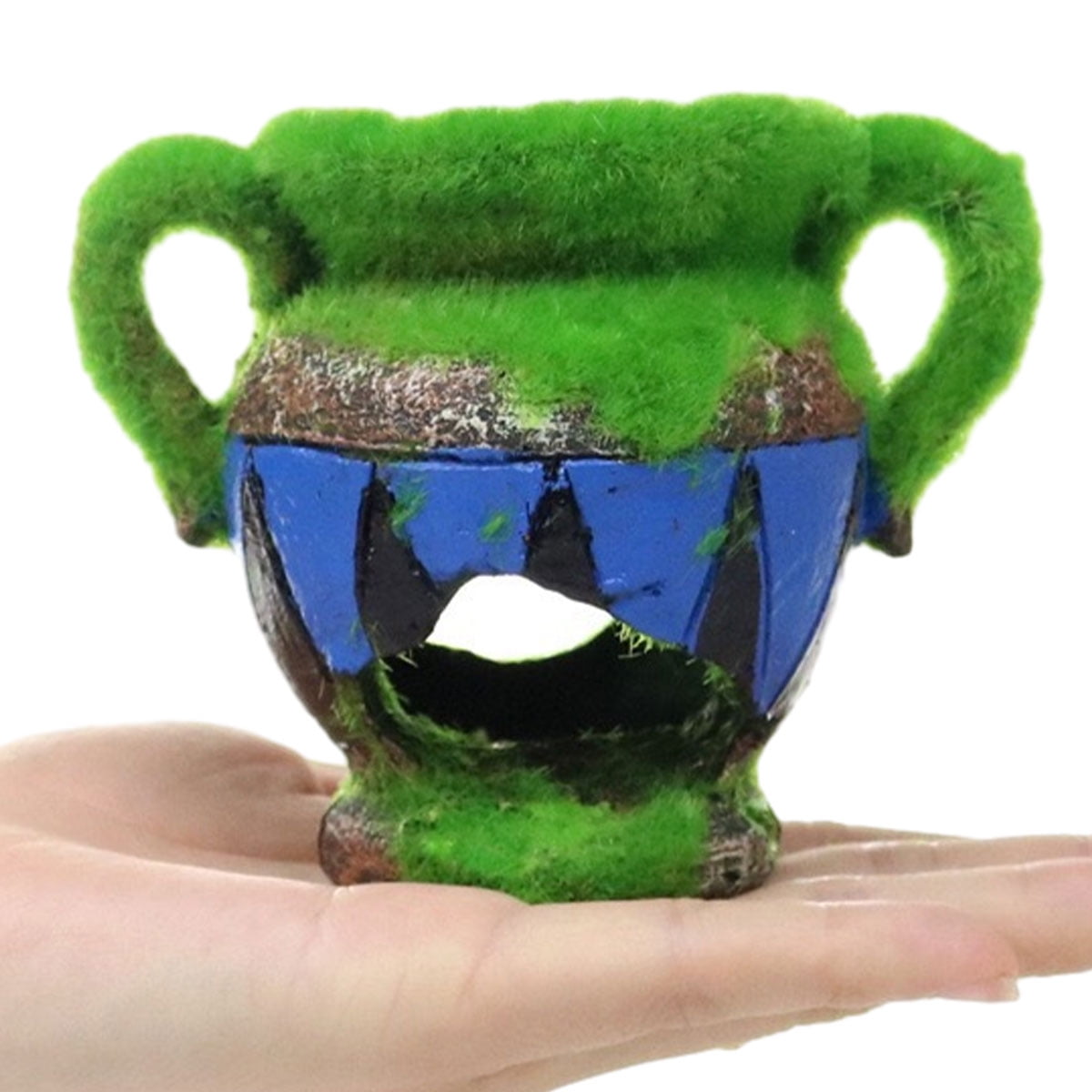 Aquarium Ruins Ancient Greek Leaning Vase Rock Broken Barrel Fish ...