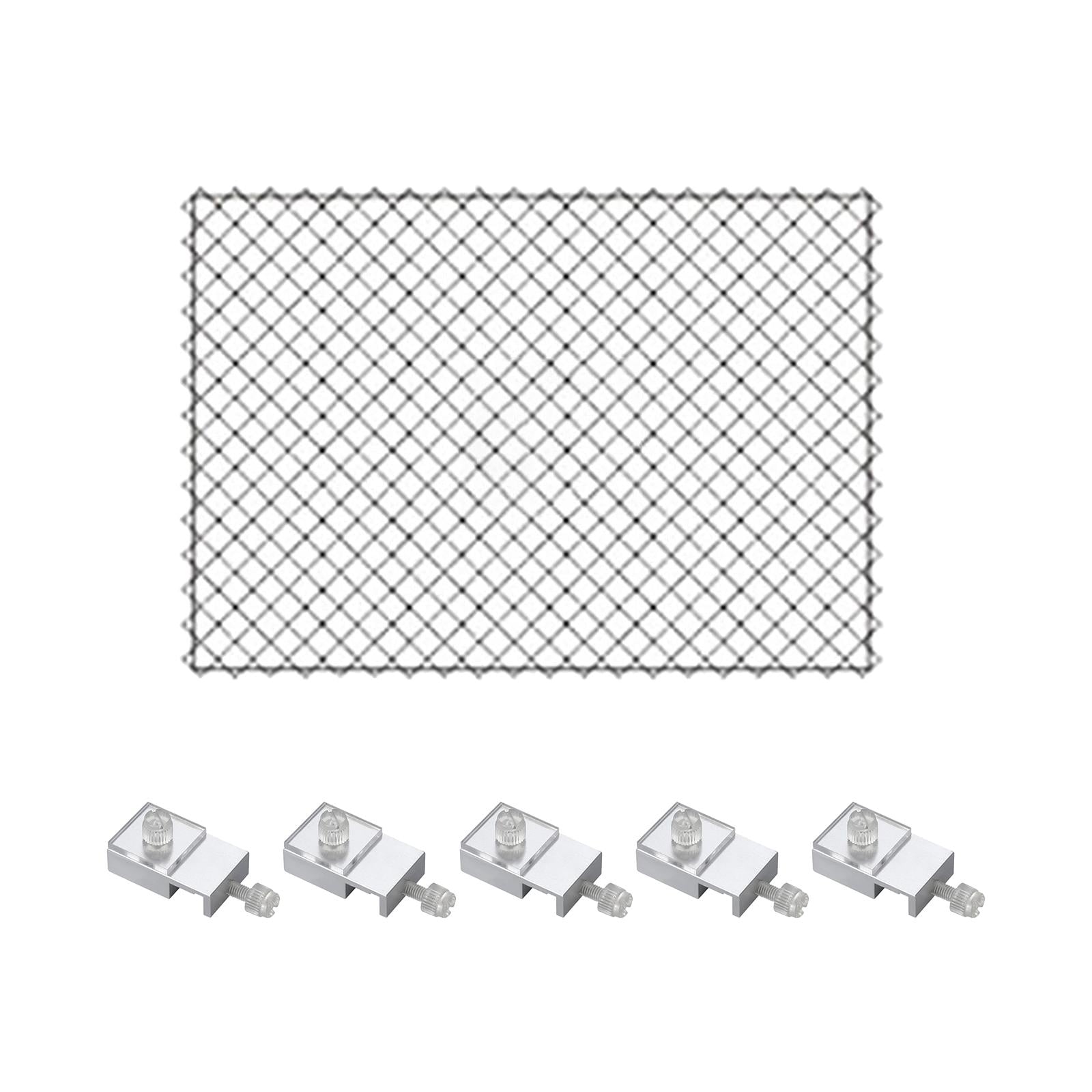 Aquarium Screen Mesh Screen Net Anti-jumping with Net Holder Jump Guard ...