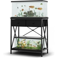 GDLF Large 40-50 Gallon Fish Tank Stand with Plant Shelf, Metal ...
