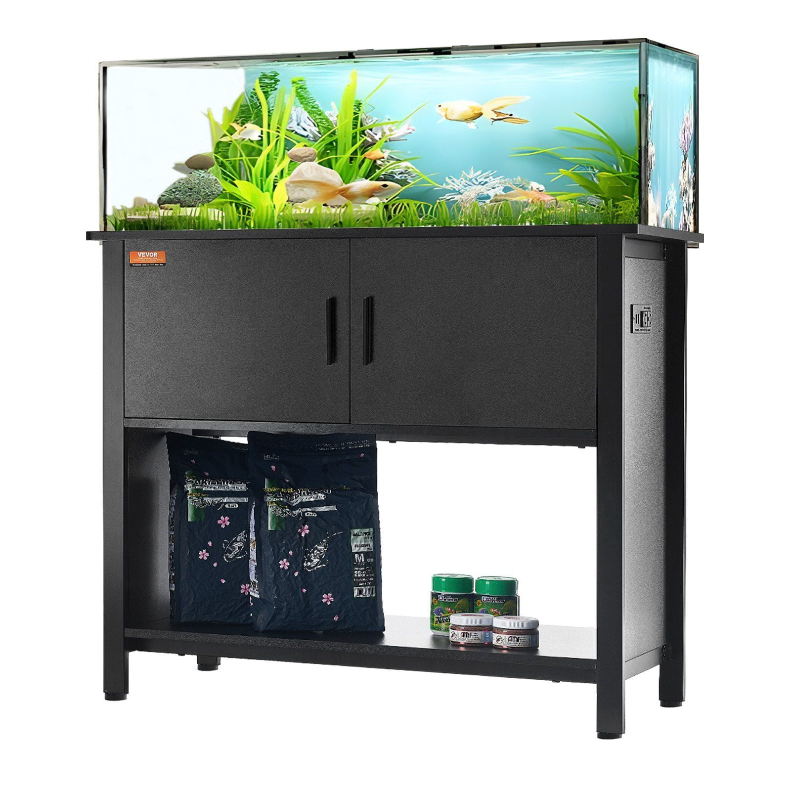 Aquarium Stand, 40 Gallon Fish Tank Stand, 36.6 x 18.9 x 31.5 in Steel ...