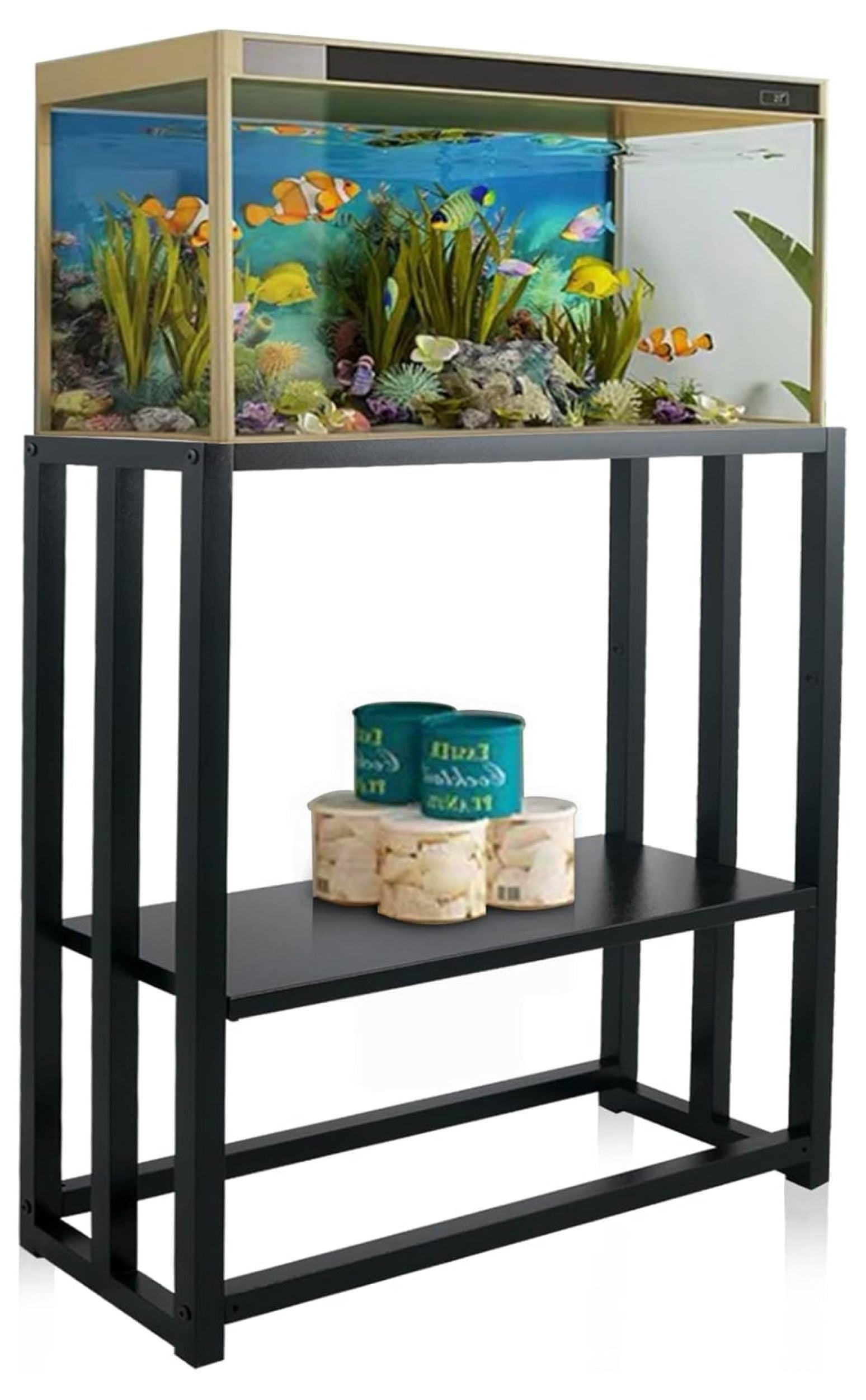 Aquarium Stand Fish Stand - 20 Gallon Heavy Duty Steel Fish Aquarium ...