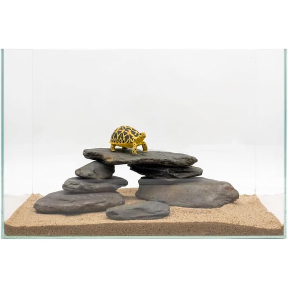 Aquarium Stone Stream Turtle Platform Natural Slate 3-9 inches Turtle ...