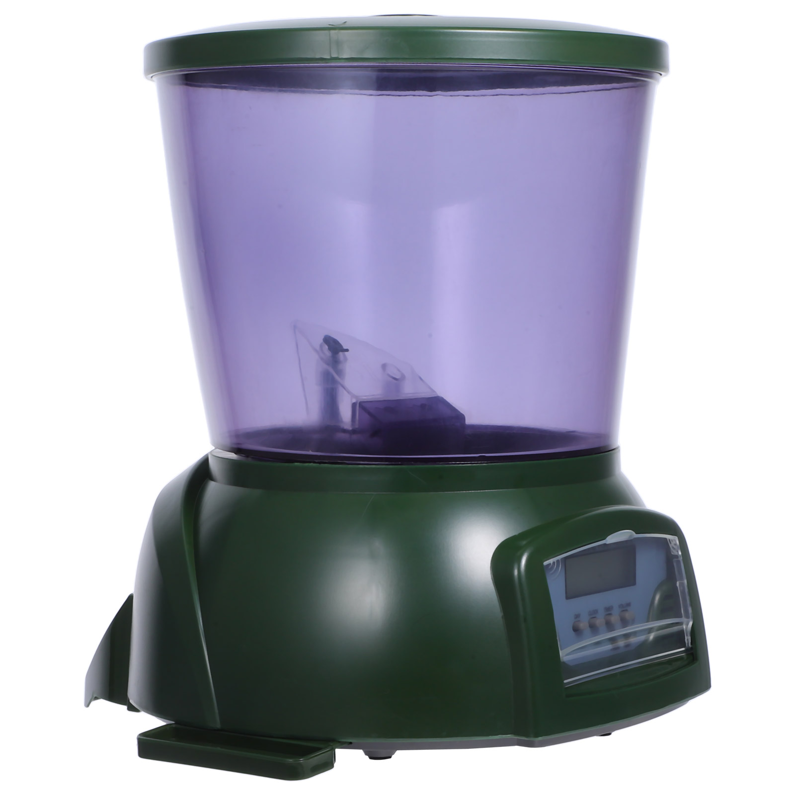 Aquarium Tank Automatic Pond Fish Feeder Brush Dispenser Small ...