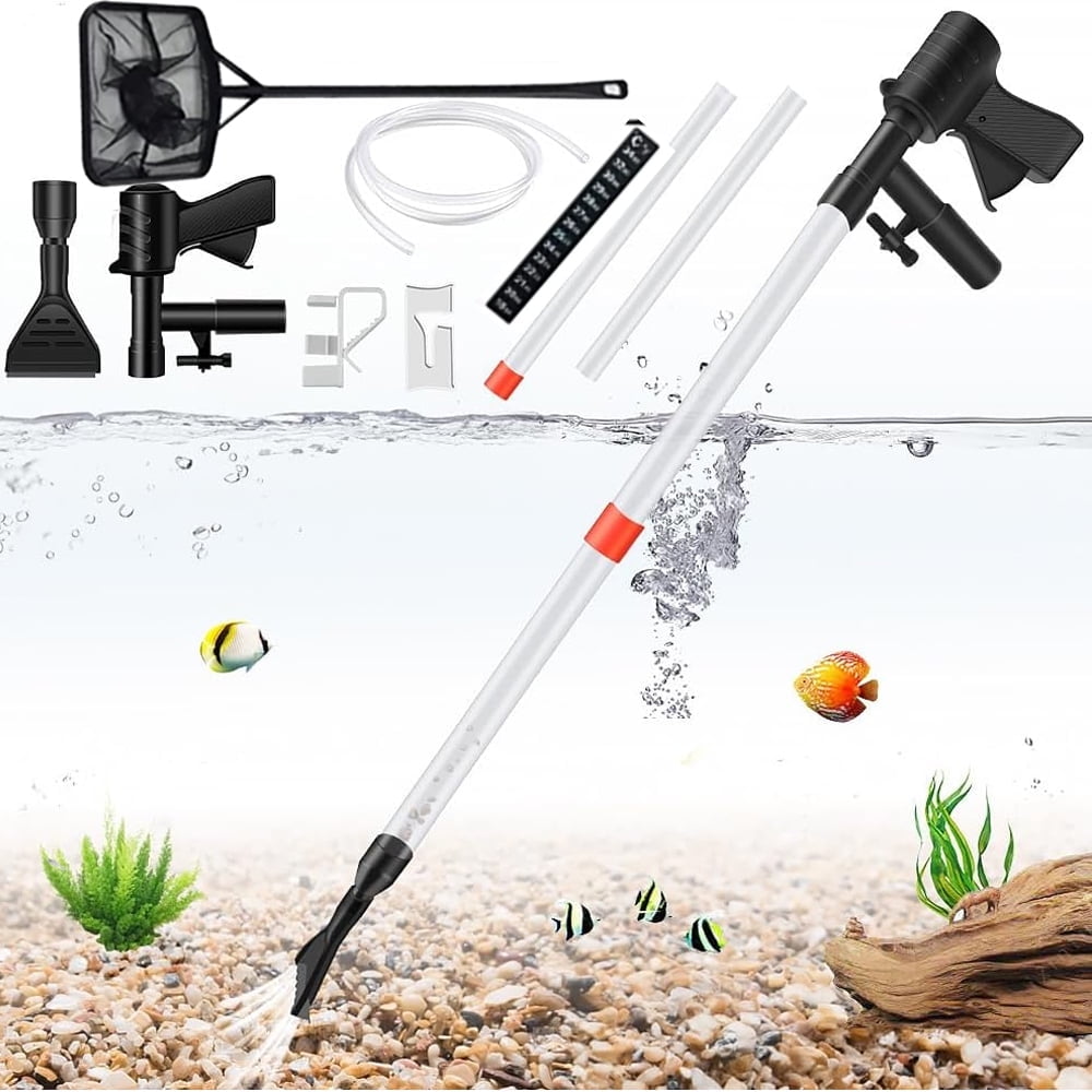 Walmart Aquarium Tank Gravel Cleaner, Fish Tank Suction Water Changer ...