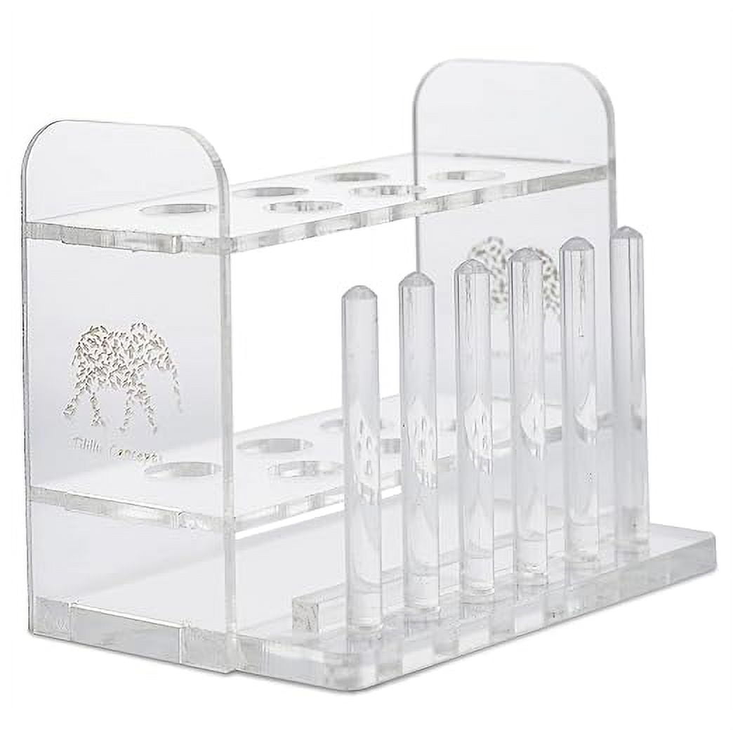 Aquarium Test Tube Holder, Hand-Made Rack, with 6 Holes and 6 Drying ...