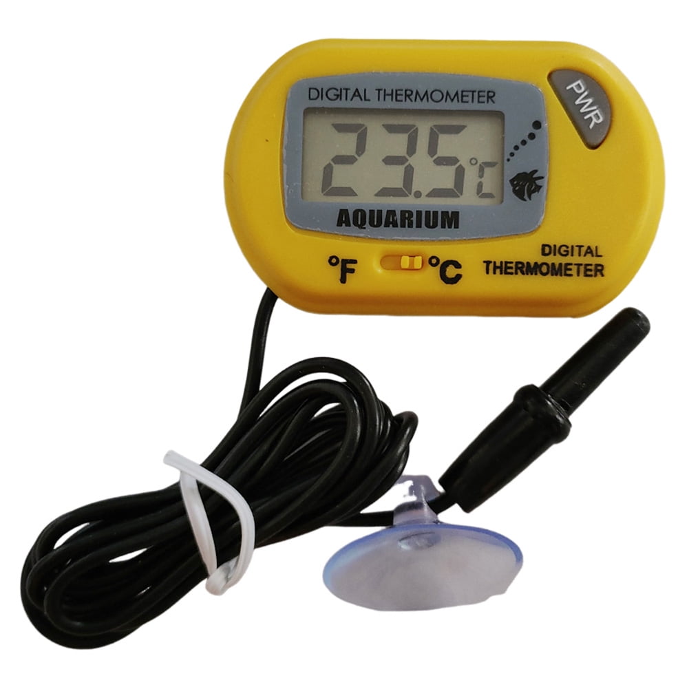 Aquarium Thermometer Suction Cup Aquarium Temperature Water Meter ...