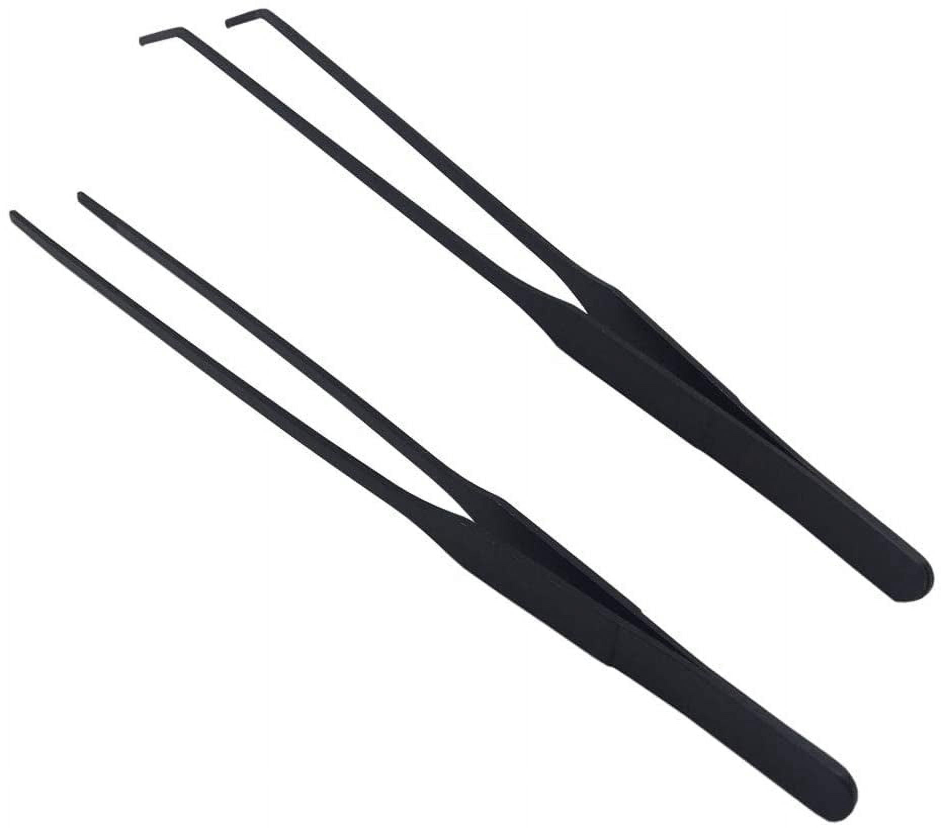 Aquarium Tweezers Stainless Steel Straight and Curved Tweezers Set for ...