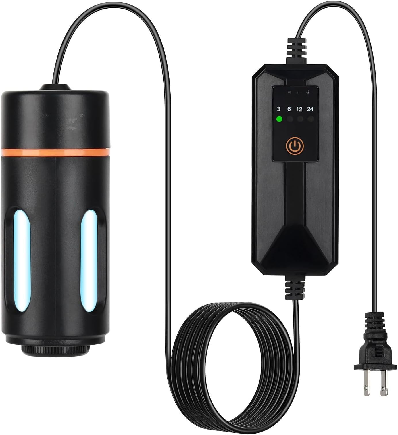 Aquarium U-V Light with Timer, 360? Protective Shield Clean Light for ...