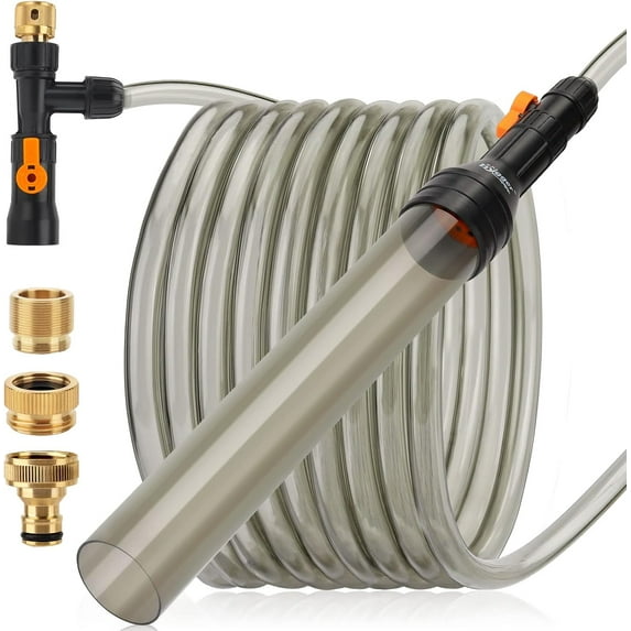 Aquarium Water Changer Kit, Semi-Automatic Fish Tank Gravel Cleaner ...