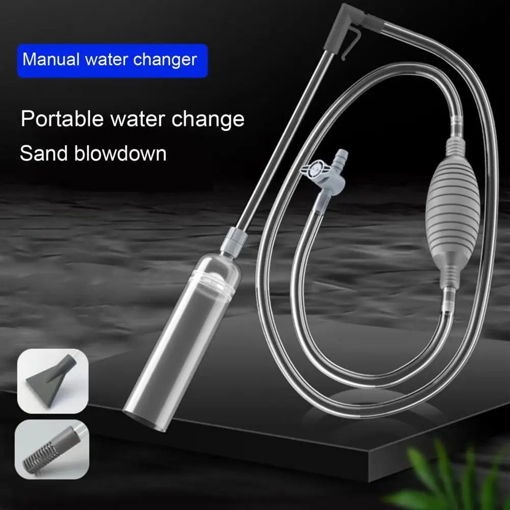 Aquarium Water Changer Siphon Pump with Sand & Gravel Vacuum, 25-Foot ...