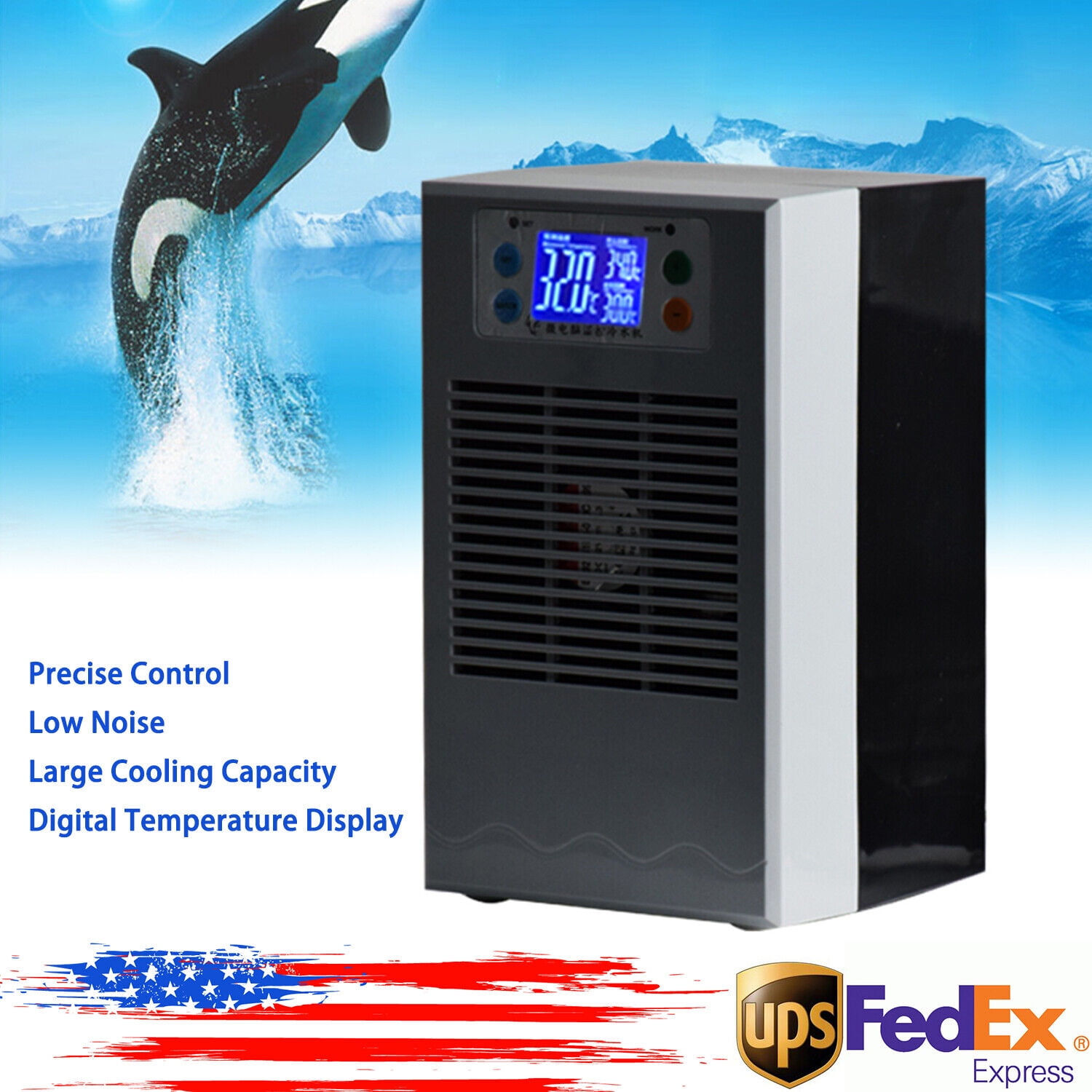 Aquarium Water Chiller Constant Temperature Cooling System Fish Tank ...