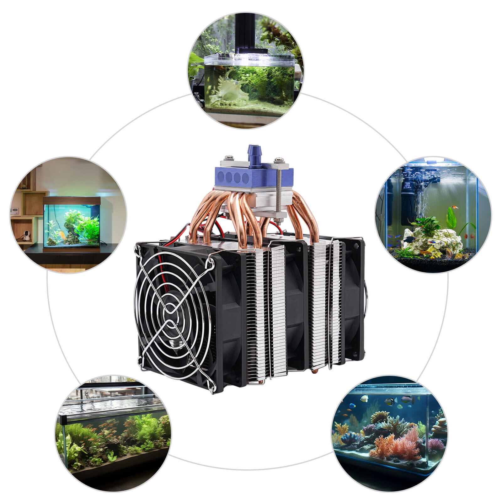 Aquarium Water Chiller Fish Shrimp Tank Cooling System Refrigeration ...