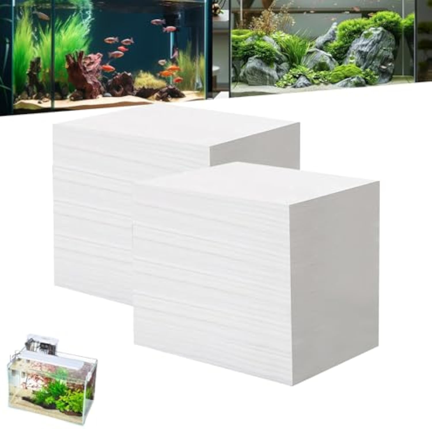 Aquarium Water Clarifying Sheets, Aquarium Cleaning Sheets, Filter ...