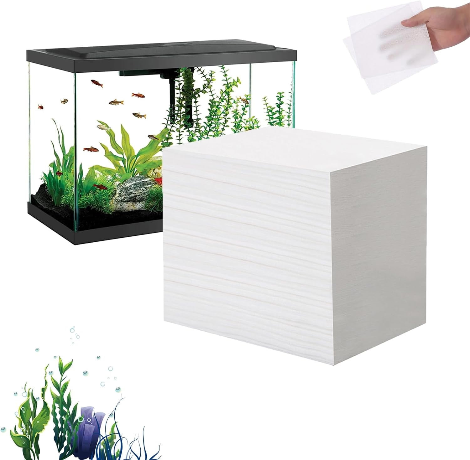 Aquarium Water Clarifying Sheets, Aquarium Water Clarifying Packets ...