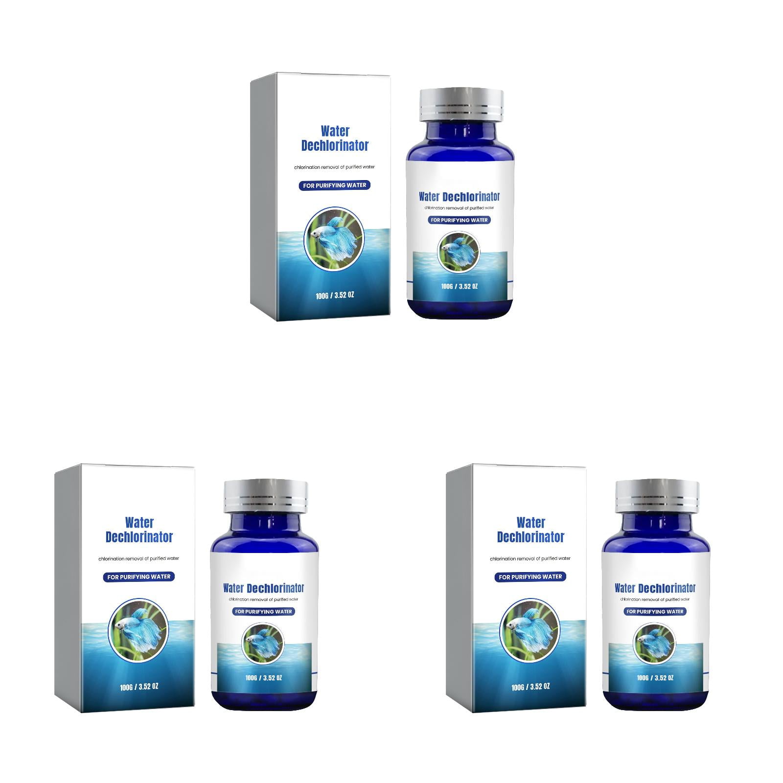 Aquarium Water Dechlorinator Tablets Fast Acting Remover For Fish Tank ...