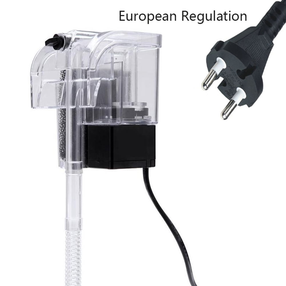 Aquarium Water External Filter Small Fish Tank Waterfall Filter 3 in 1 ...