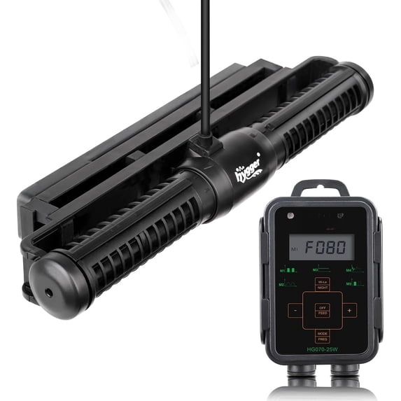 Aquarium Wave Maker - Adjustable Pump with Display Controller, DC 24V ...