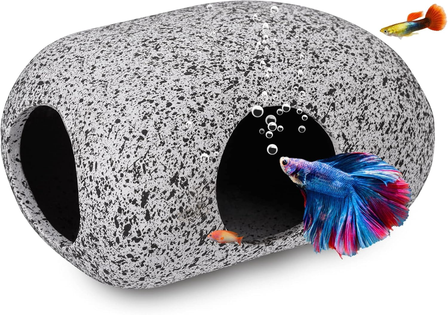 Aquarium decoration cave fish tank accessories rock decoration shrimp ...