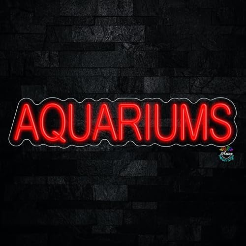 Aquariums LED Neon Sign 27"L x 6"H #32021 - Walmart.com