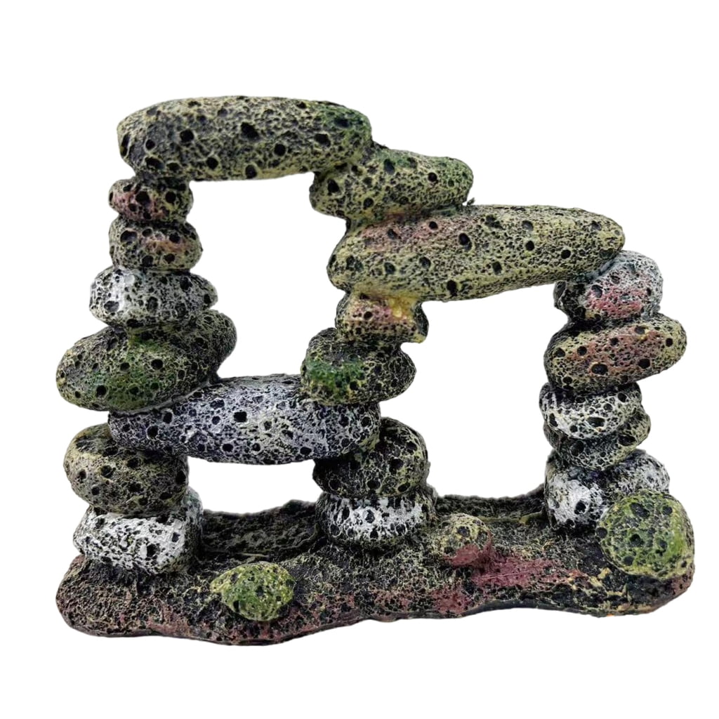 Aquariums Landscape Decoration Resin Stone Cave Figure Fishtanks ...