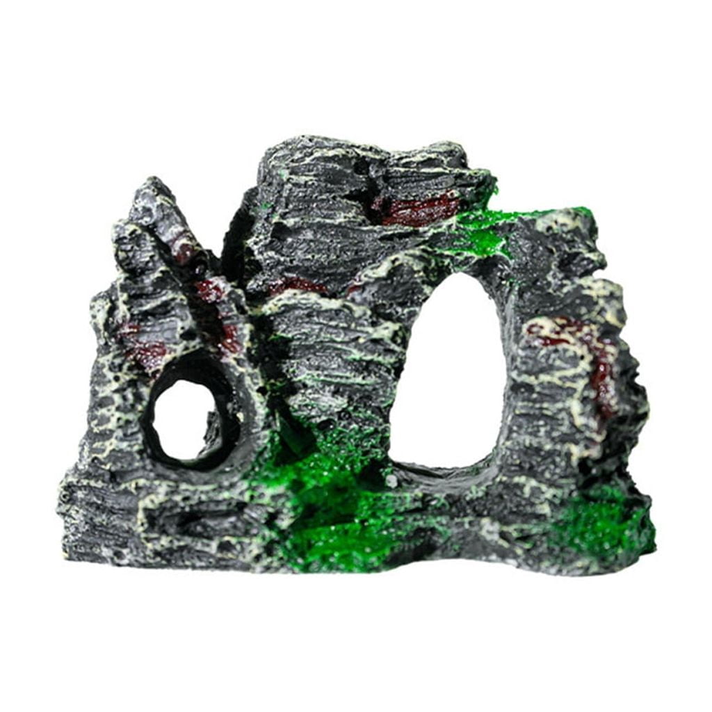 Aquariums Mountain View Stone Personality Easily Clean Fish Tanks ...