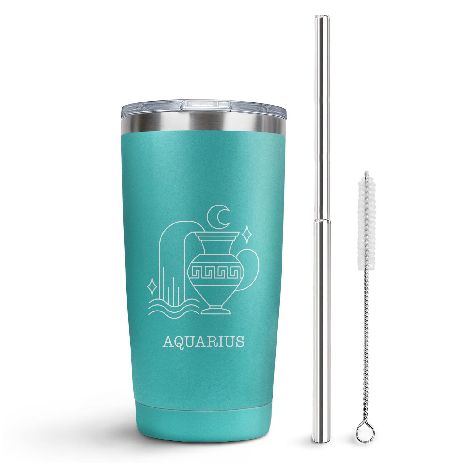 Aquarius 20oz Coffee Tavel Tumblers, Stainless Steel Mobile Tumbler ...