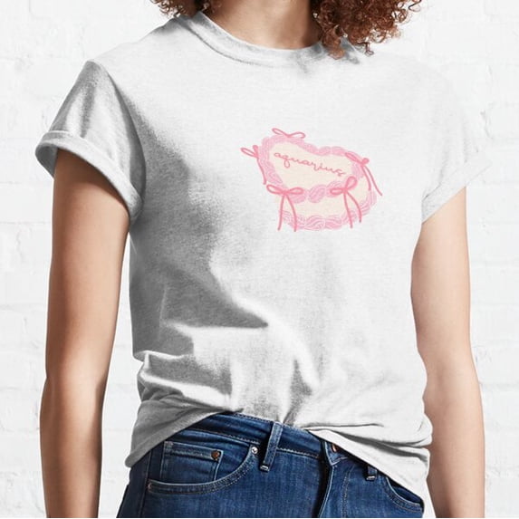Aquarius Cake Bows Classic T-shirt - Walmart.com