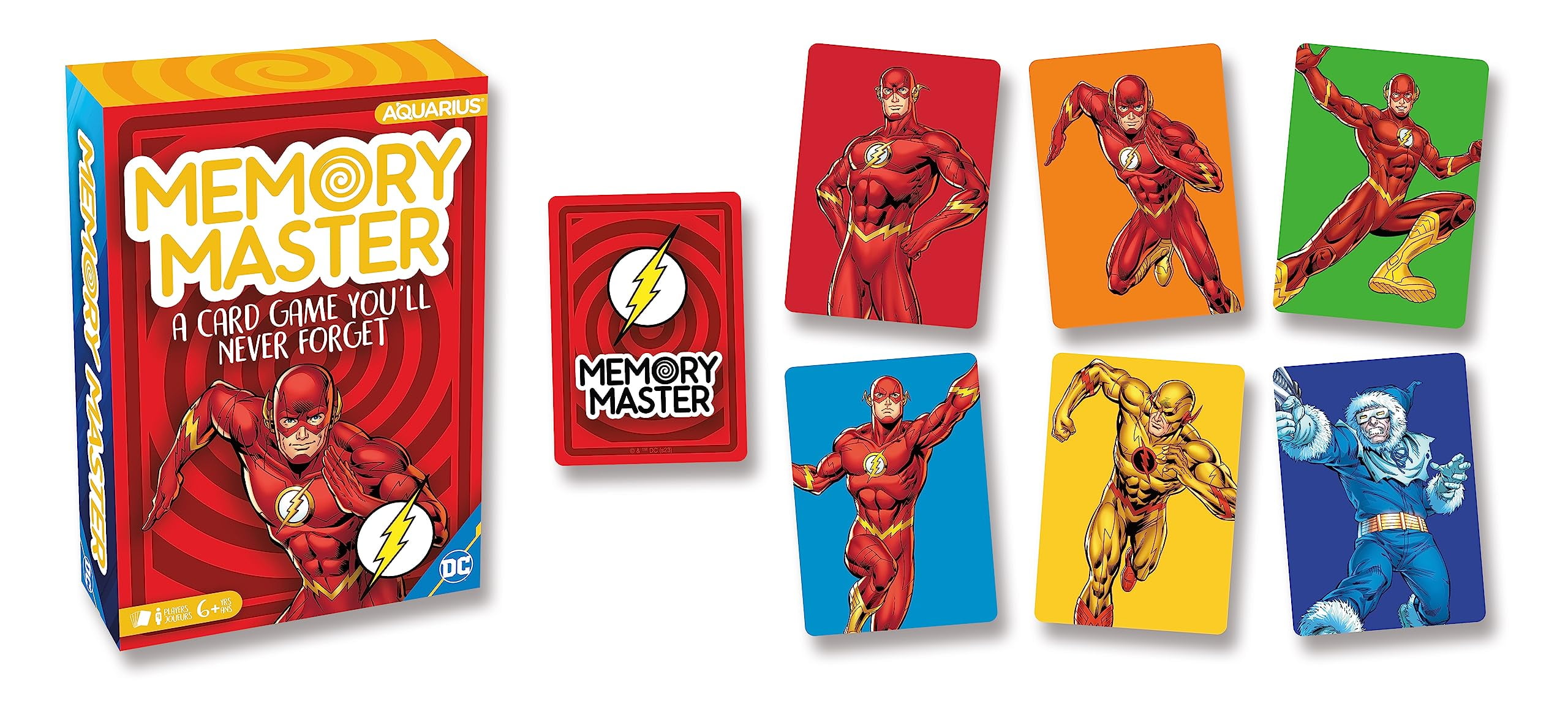 Aquarius DC The Flash Memory Master Card Game - Fun Family Party Game ...